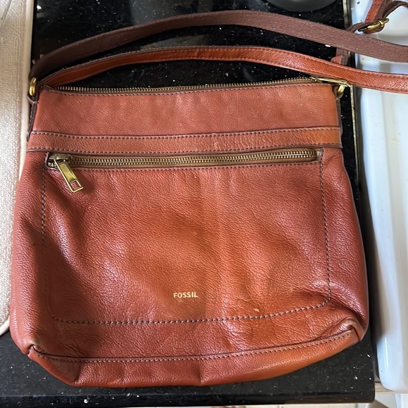 Fossil | Bags | Fossil Leather Crossbody Bag | Poshmark